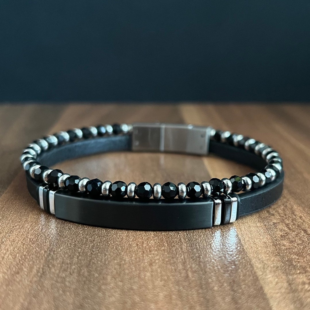 Men's Leather Strap Marine Anchor Strap Greek Strap - Etsy