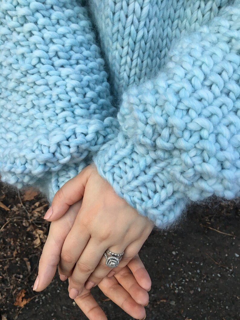 The Forget-me-not Sweater Knitting Pattern - Etsy Canada