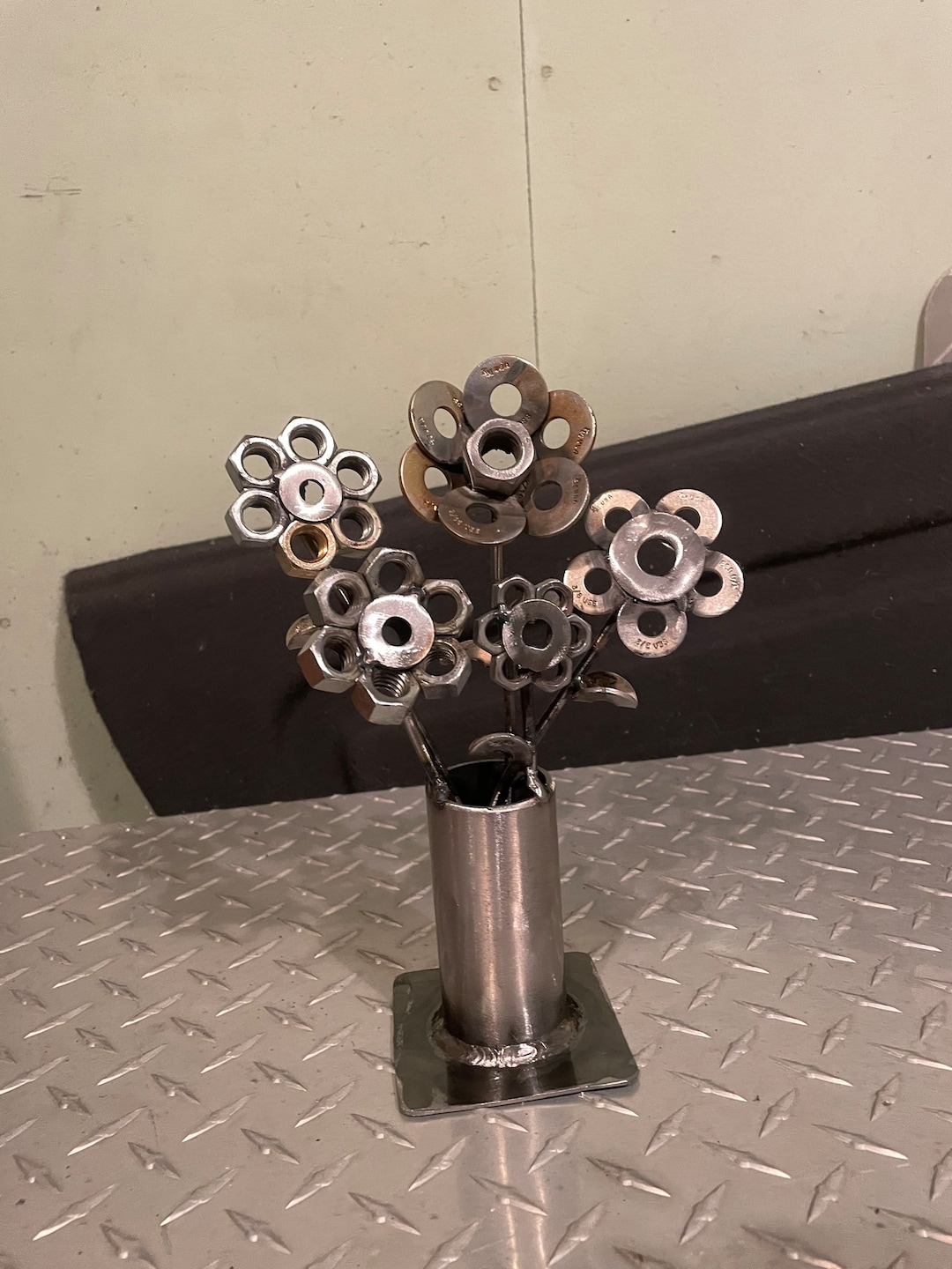 Handcrafted Metal Flower Bouquet - Etsy