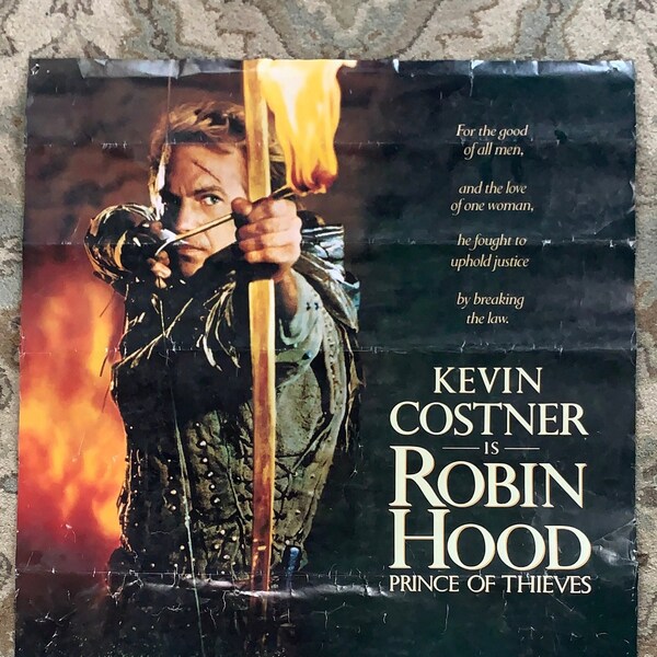 Vintage Robin Hood Poster - Etsy