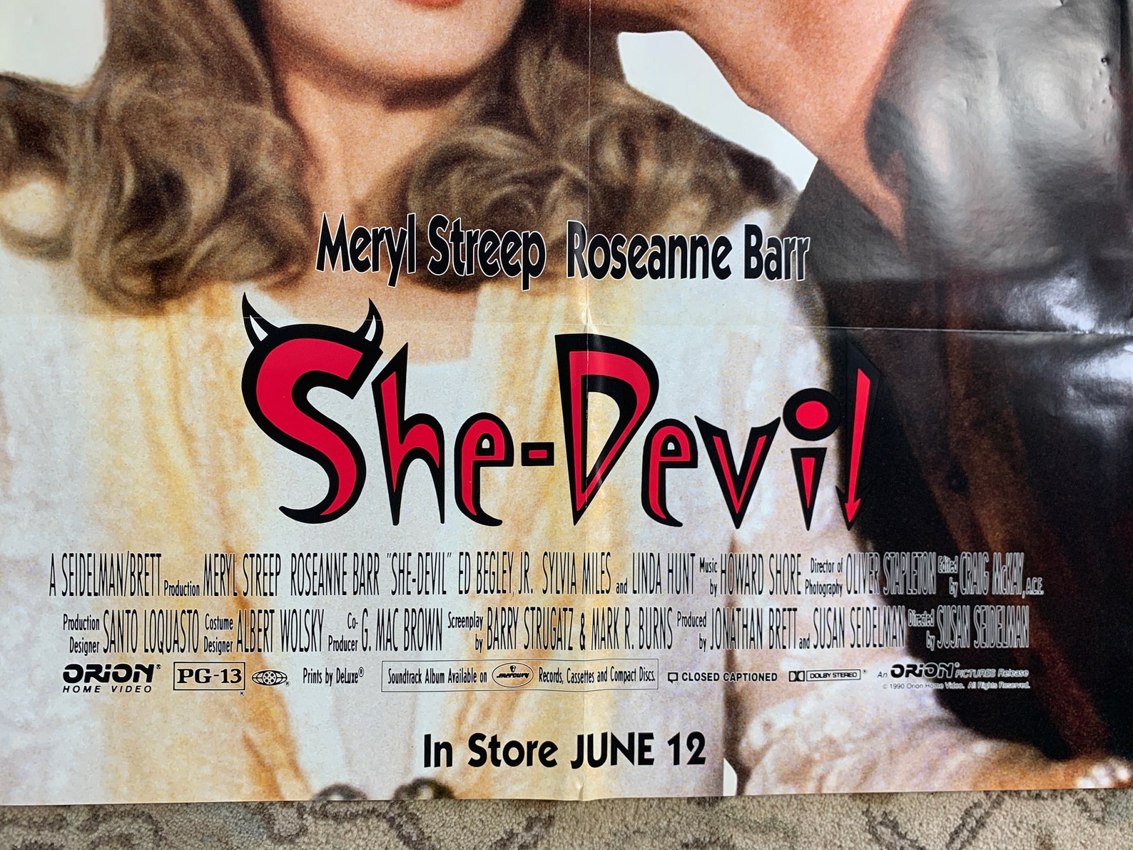 Vintage Film Art She Devil 1990 Authentic Movie Poster - Etsy