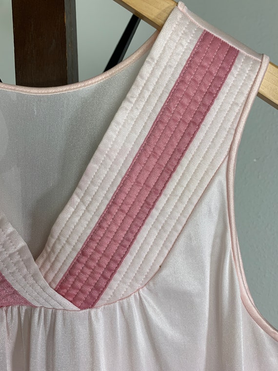 Vintage Undergarment Nightgown Slip In Pale Pink … Gem
