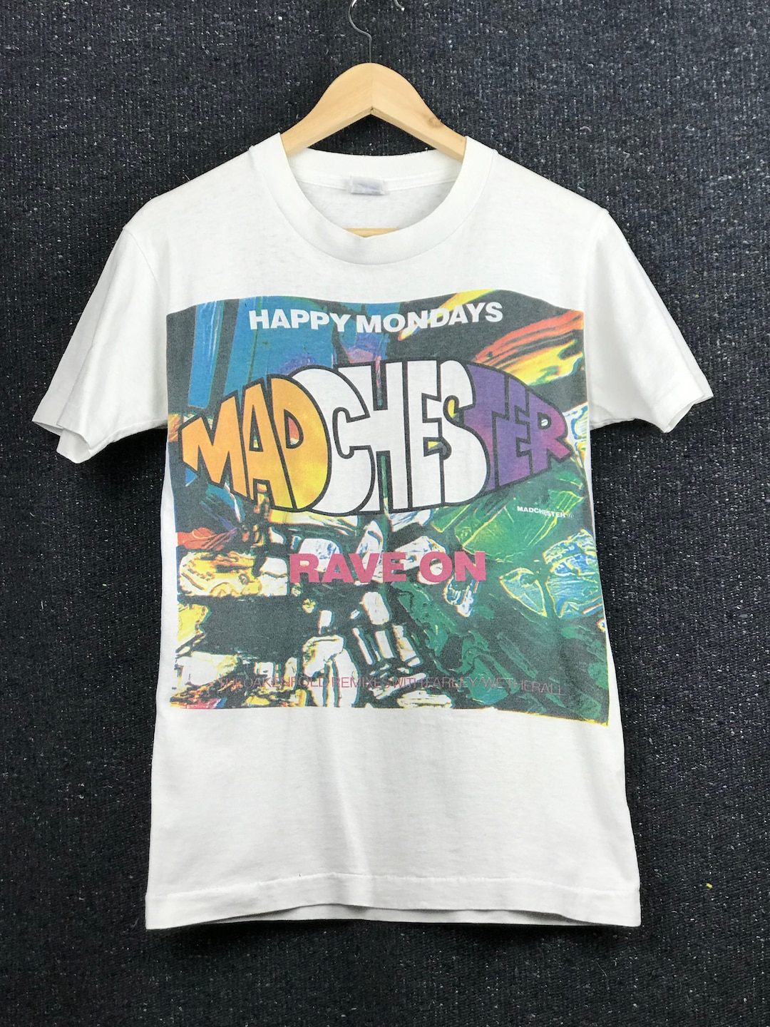 Vintage Tee – Happy Monday’s Madchester Rave on Album EP T-shirt - Etsy