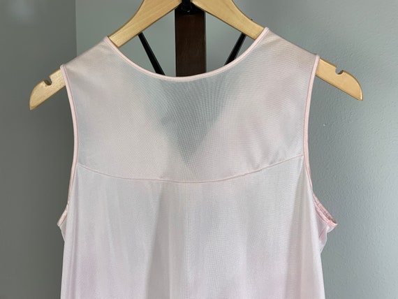 Vintage Undergarment Nightgown Slip In Pale Pink … Gem