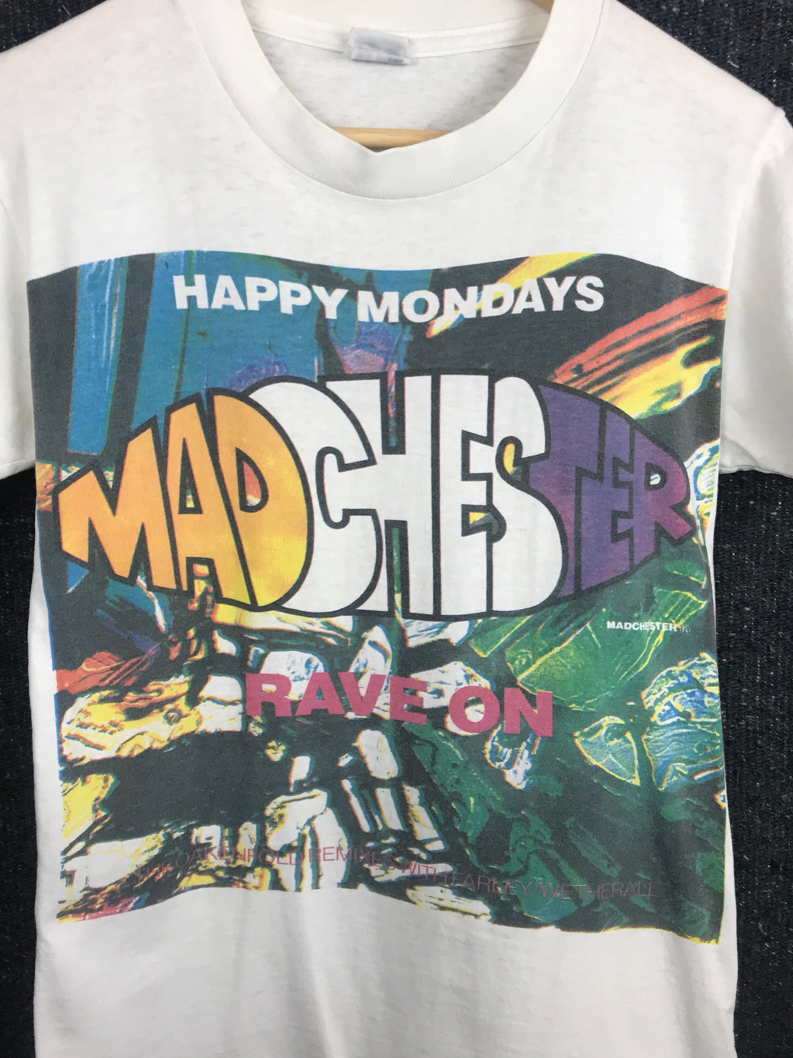 Vintage Tee Happy Mondays Madchester Rave on Album EP T-shirt - Etsy