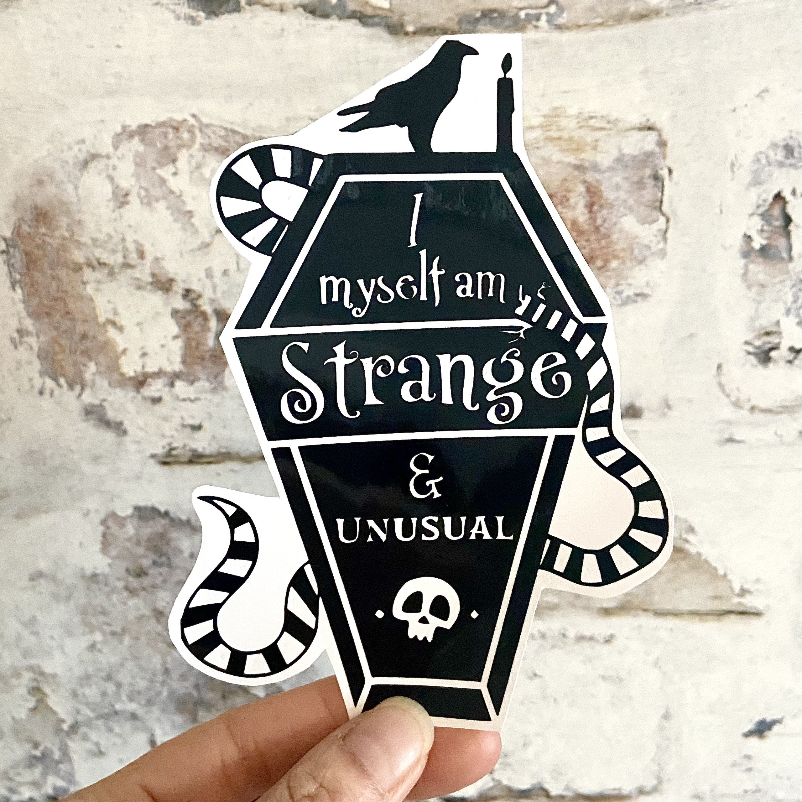 Coffin beetle juice vinyl decal sticker free uk shipping Bumper ...