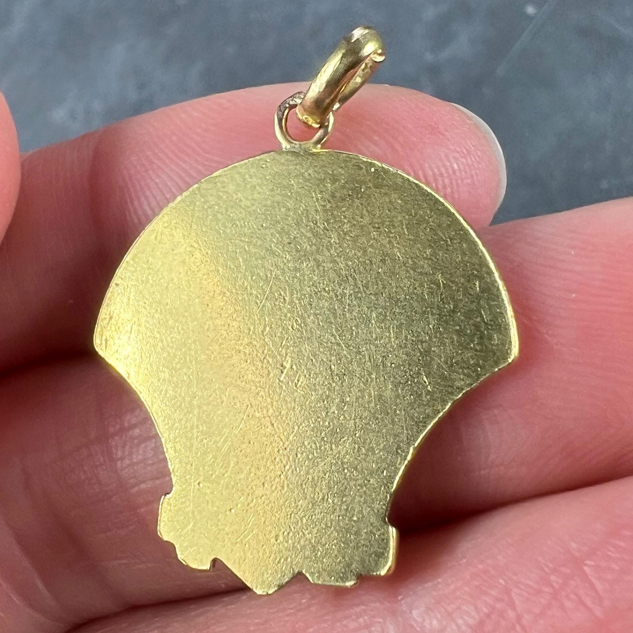 French Biliken Elf 18K Yellow Gold Good Luck Protection Charm Pendant ...