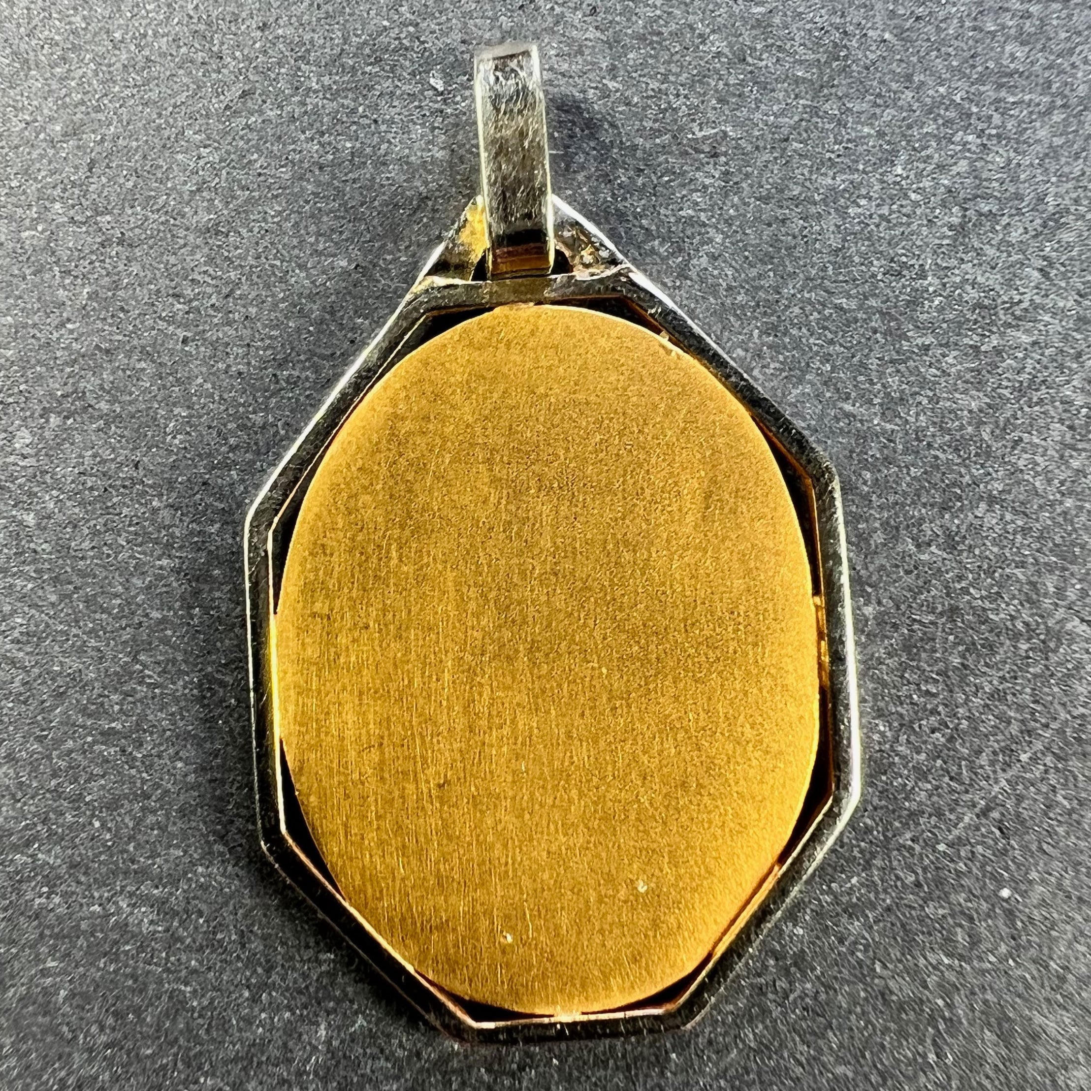 French Raphael’s Cherub 18K Yellow White Gold Charm Pendant - Etsy