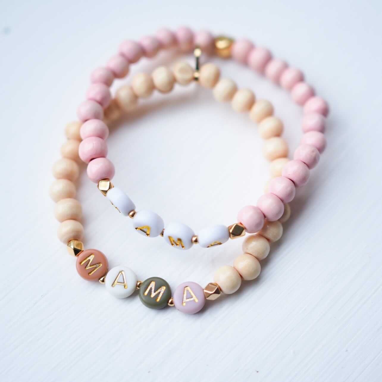 Mama Bracelet - Personalised Beaded Bracelet - Mum Bracelet - Gift for ...