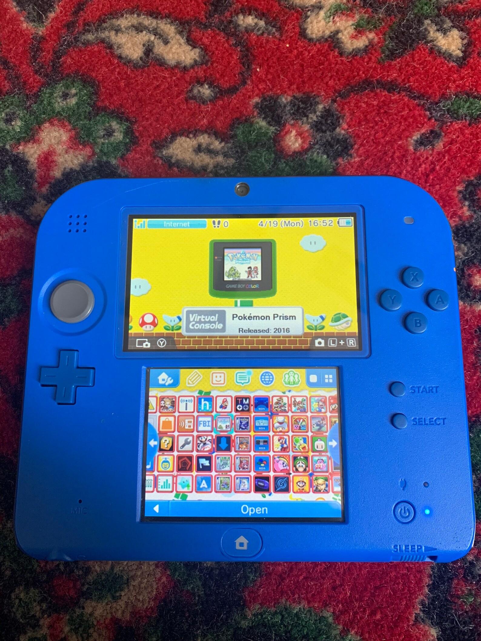 Blue Nintendo 2ds system | Etsy