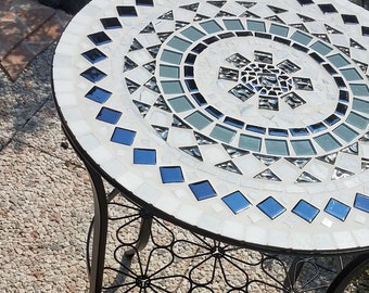 Mosaic patio table | Etsy