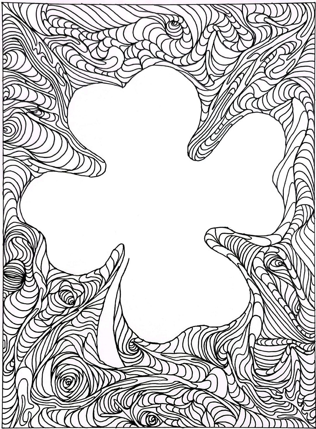 Digital Printable Coloring Page 2024005 - Etsy