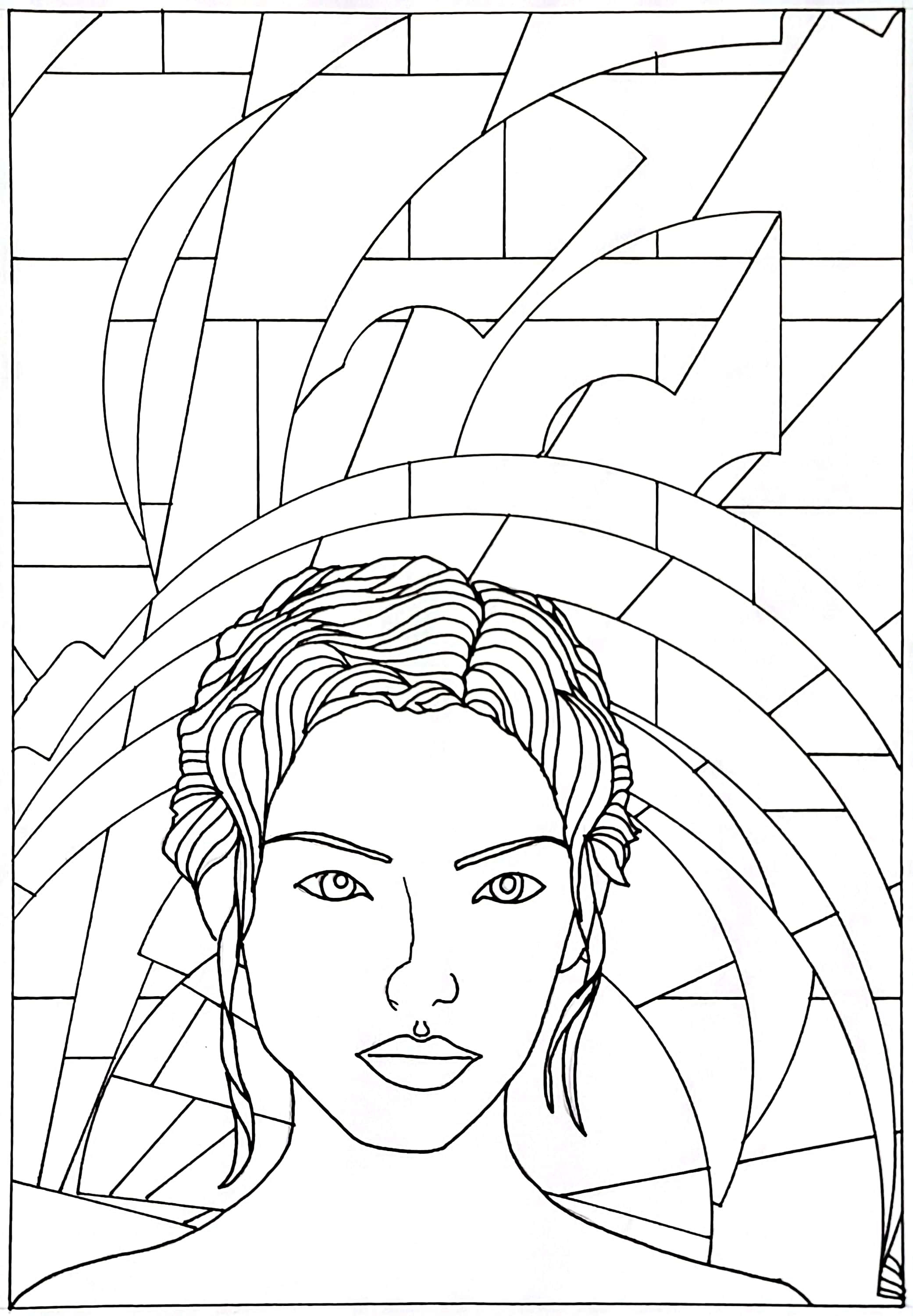 Digital Printable Coloring Page 2024125 - Etsy