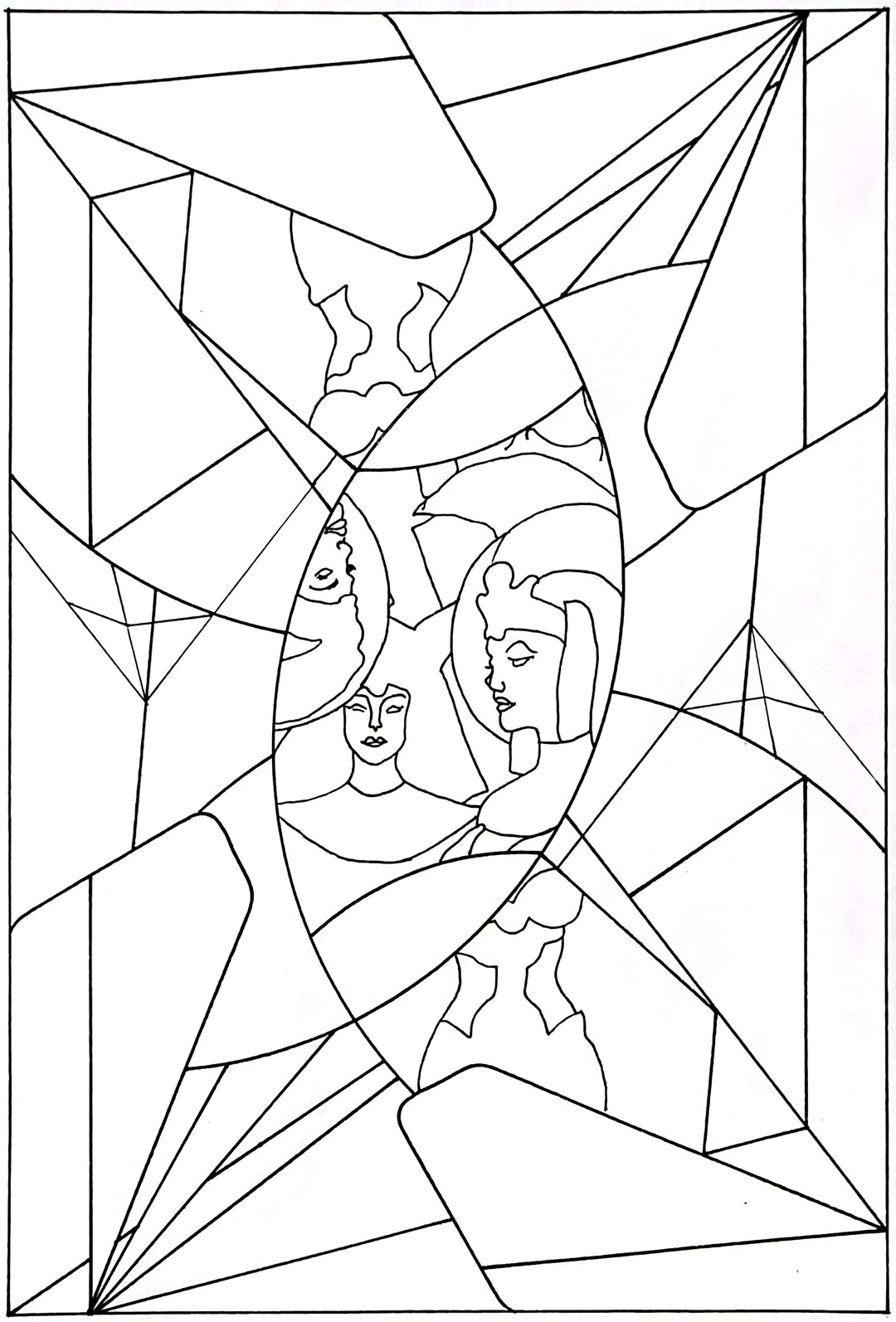 Digital Printable Coloring Page 2024116 - Etsy