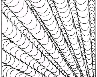 Digital Printable Coloring Page 8x10 Profile 000023 - Etsy