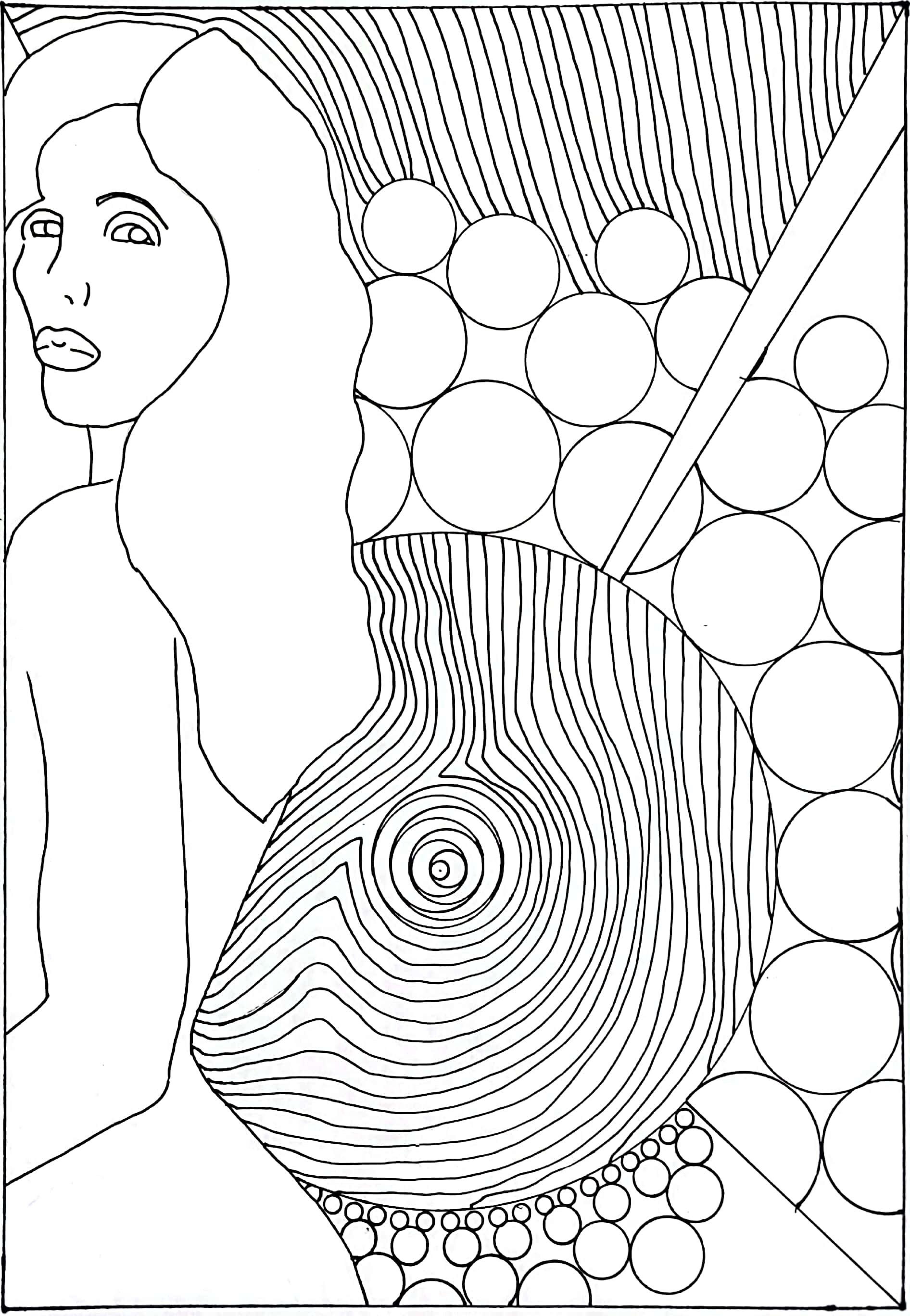 Digital Printable Coloring Page for Download 2024001 - Etsy