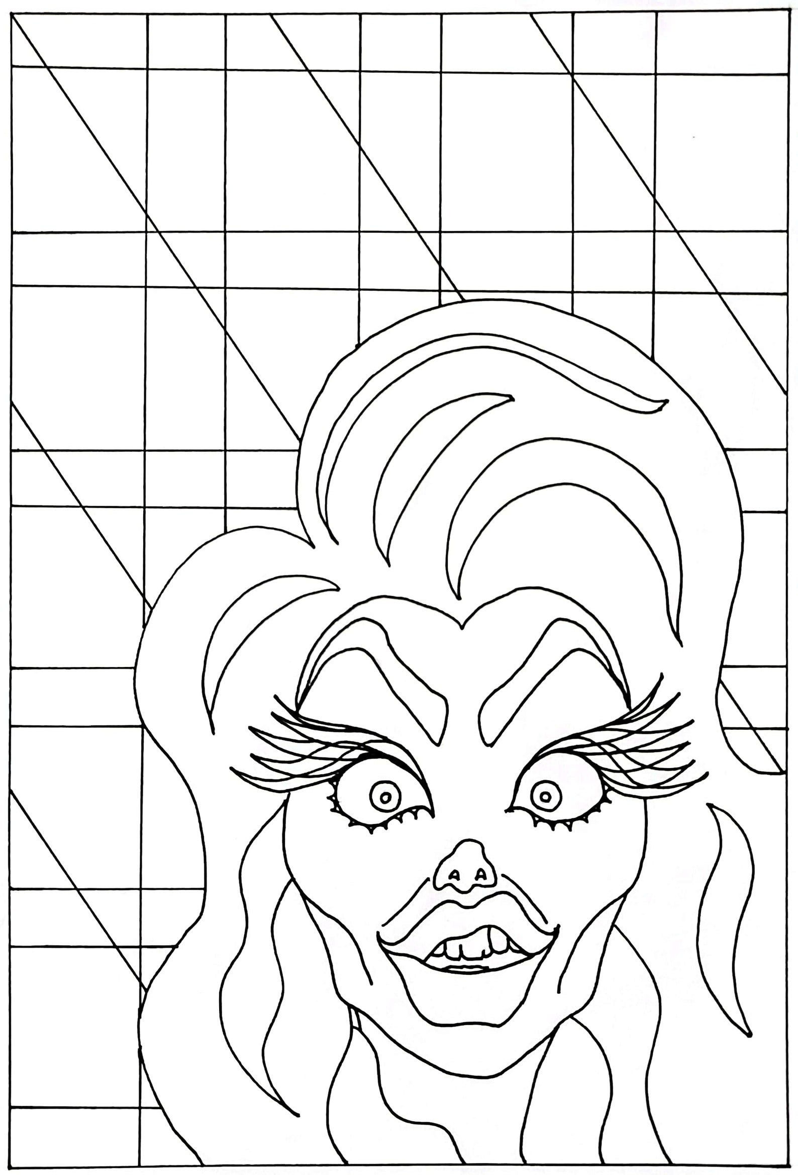 Digital Printable Coloring Page 2024124 - Etsy