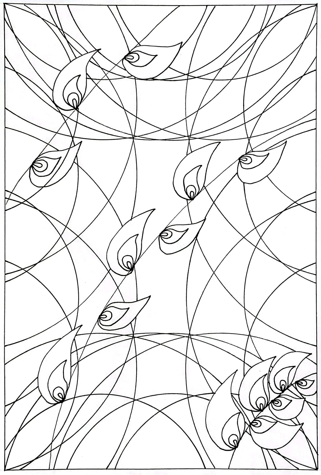 Digital Printable Coloring Page 2024104 - Etsy