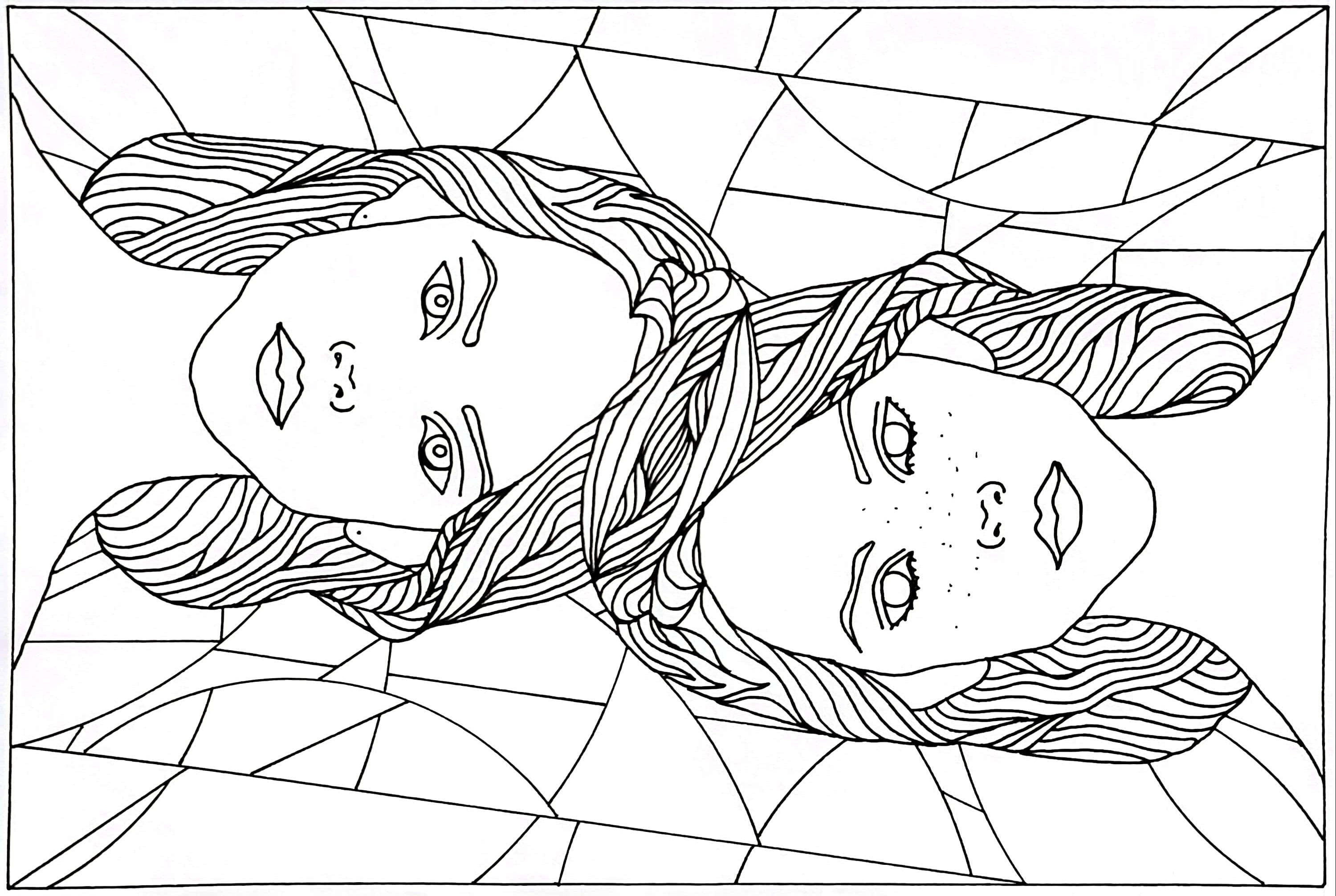 Digital Printable Coloring Page 2024128 - Etsy