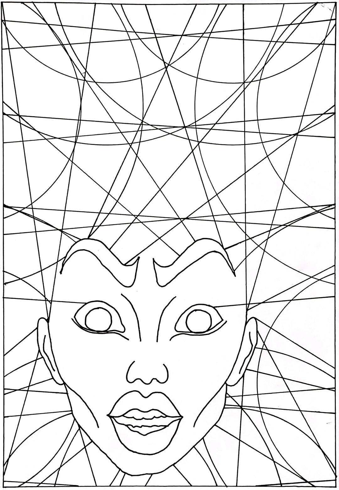 Digital Printable Coloring Page 2024121 - Etsy