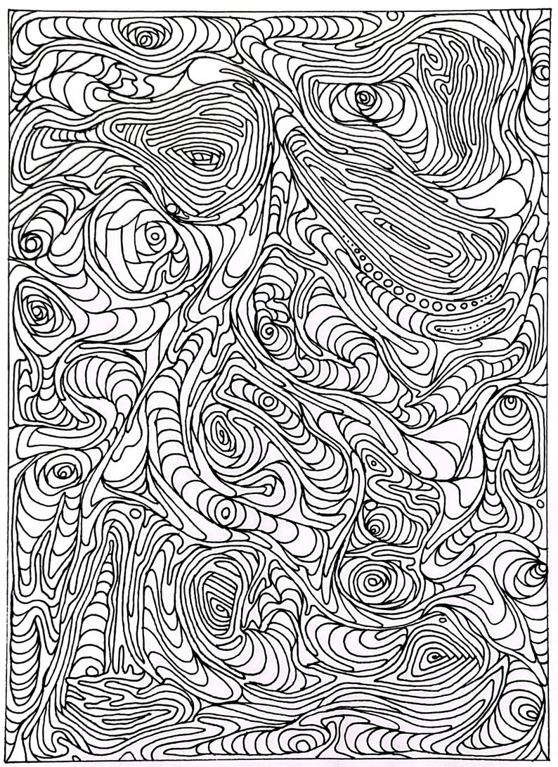 Digital Printable Coloring Page 2024050 - Etsy