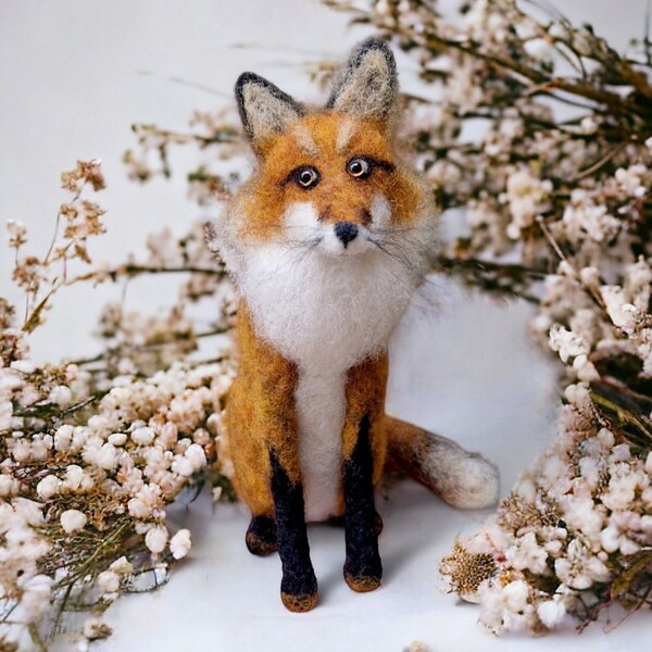 Felt Fox - Etsy