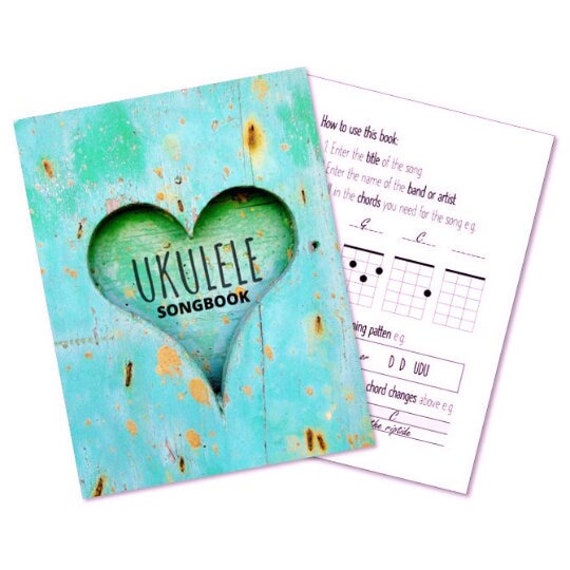 Ukulele Book / Song Writing Journal / Learn to Play Ukulele / - Etsy UK