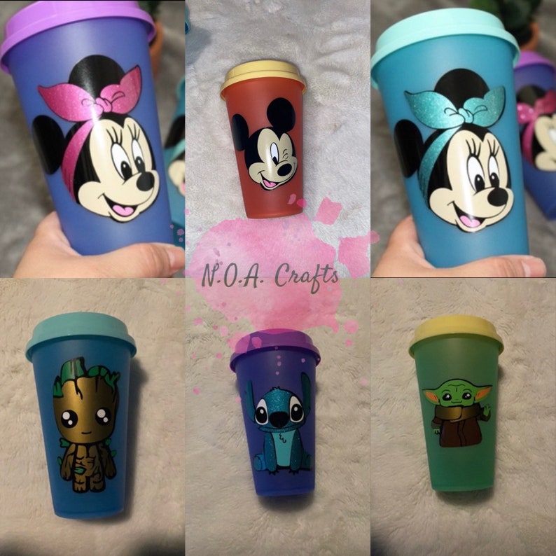 16oz Color Changing Kids Cups - Etsy