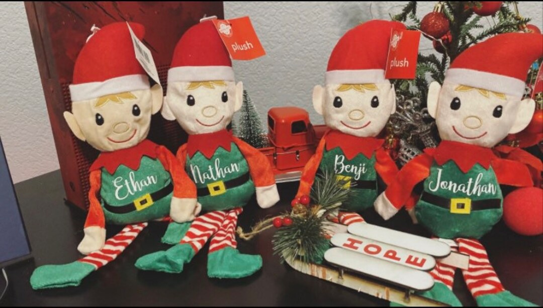 Personalized Christmas Elf|stocking Stuffer|elves|14 Inch Plush|gifts ...