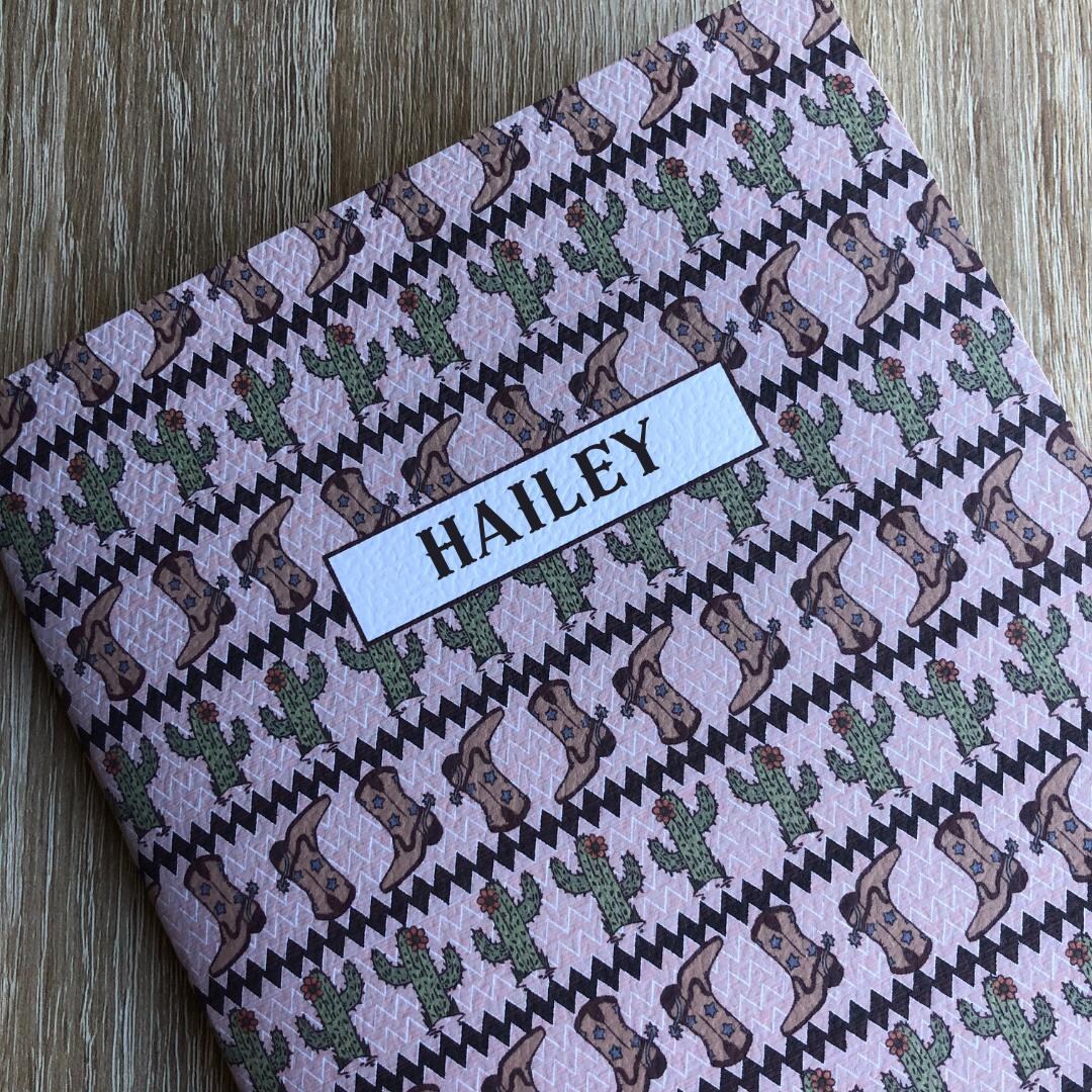 Name Notebook | Customizable Journal | Handmade Notebook | Unlined ...
