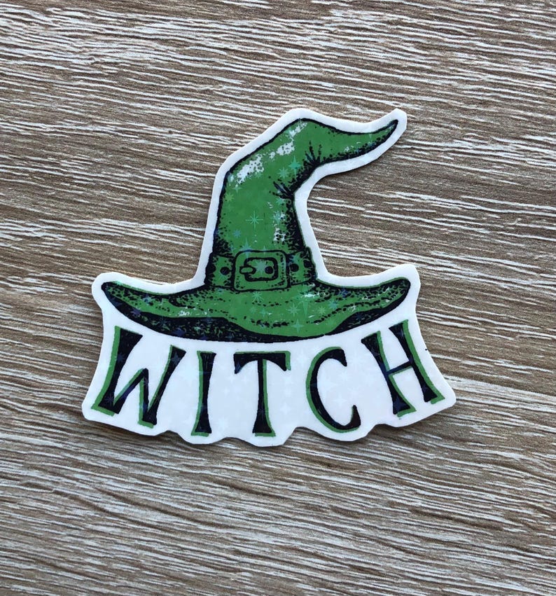 Wicked Witch Hat Stickers, Glinda Sticker, Elphaba Sticker, Wicked ...