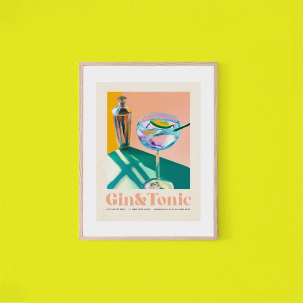 Gin Poster - Etsy