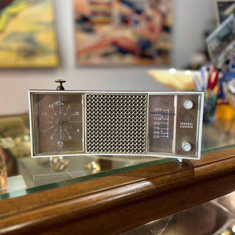 1960s Clock Radio - Etsy