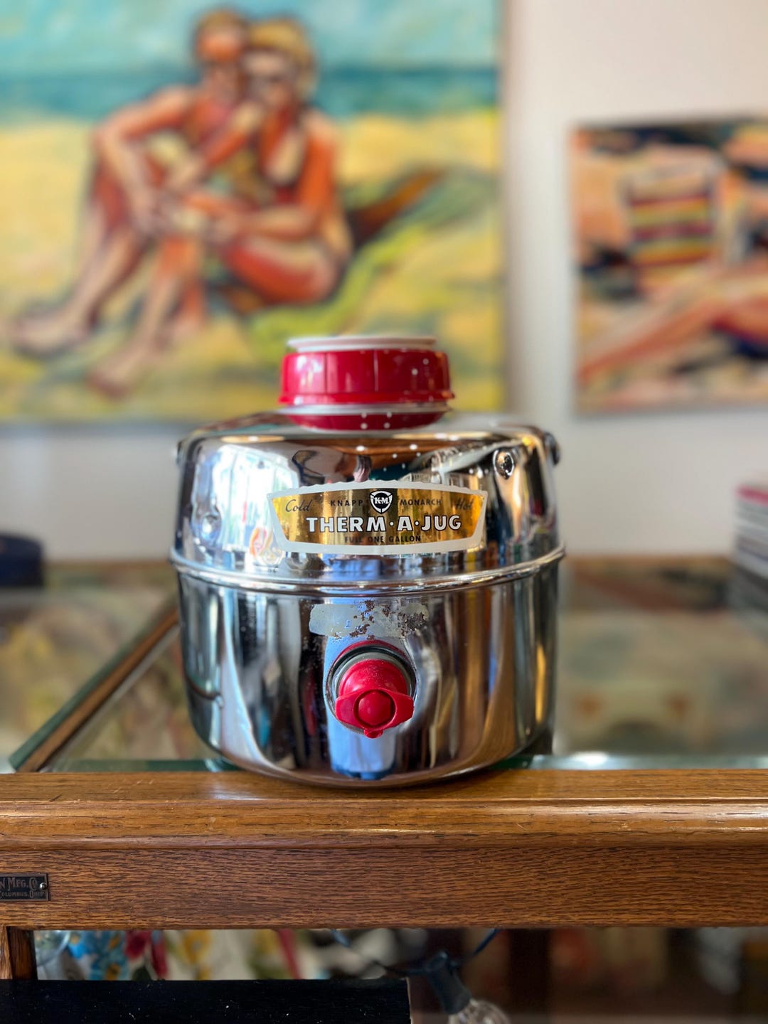 Vintage Chrome Knapp Monarch Therm-a-jug Water Cooler Thermos - Etsy