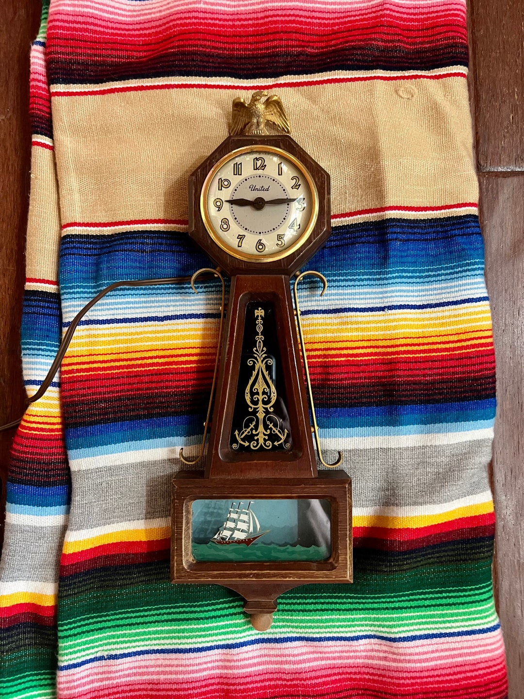 Vintage Nautical Banjo Clock Works - Etsy