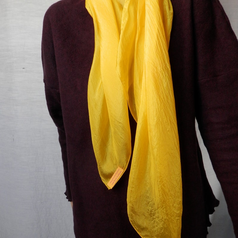Yellow Scarf - Etsy