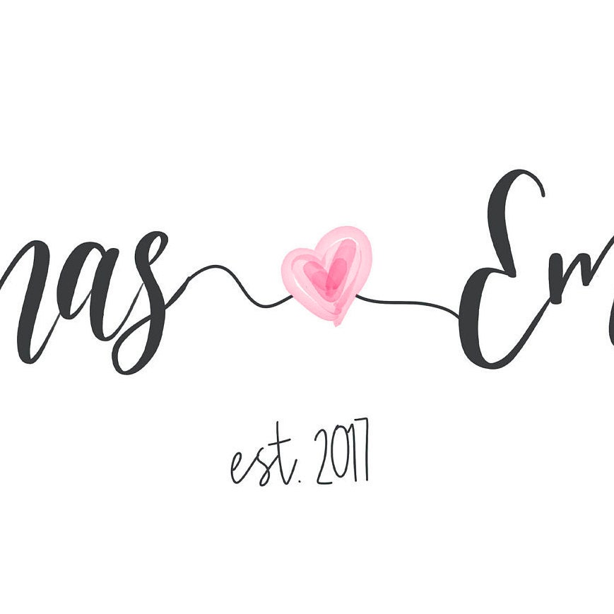 Couple Names, Heart Couples Printable Art, Instant Download, Print Your ...