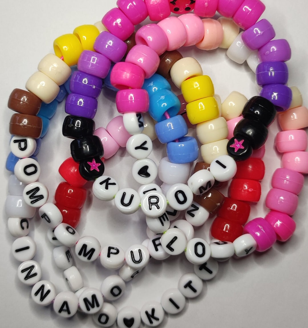 Sanrio Kandi Bracelets Hello Kitty Kuromi My Melody Pompompurin ...