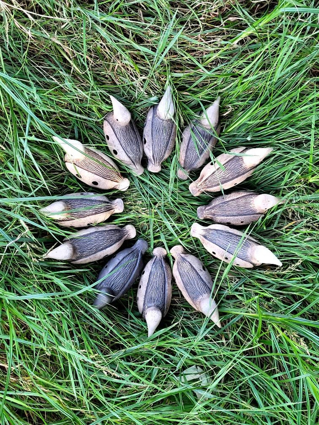 Ancient Ceramic Musical Instrument Ocarina Forest Bird Tuned in Minor ...