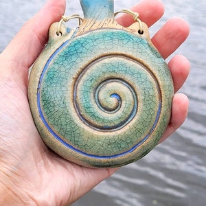 Ocarina Pendant Seashell Tuned in Minor Pentatonic Scale 432 - Etsy