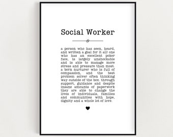 Social Worker Sign - Etsy