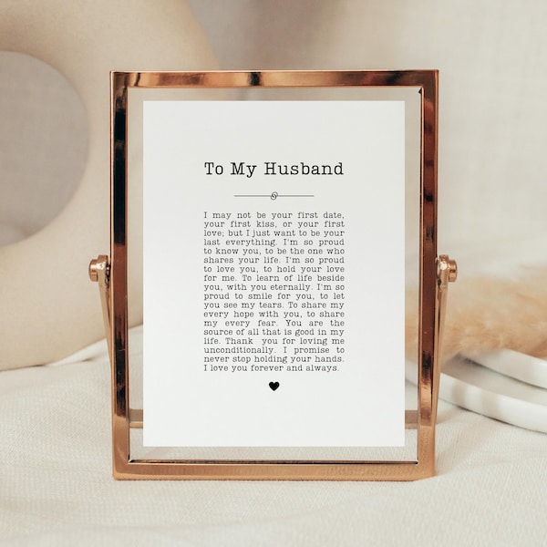 Sentimental Gifts for Husband - Etsy