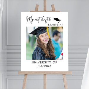 My Next Chapter Sign for Graduation Party Ideas to Decorate - Etsy
