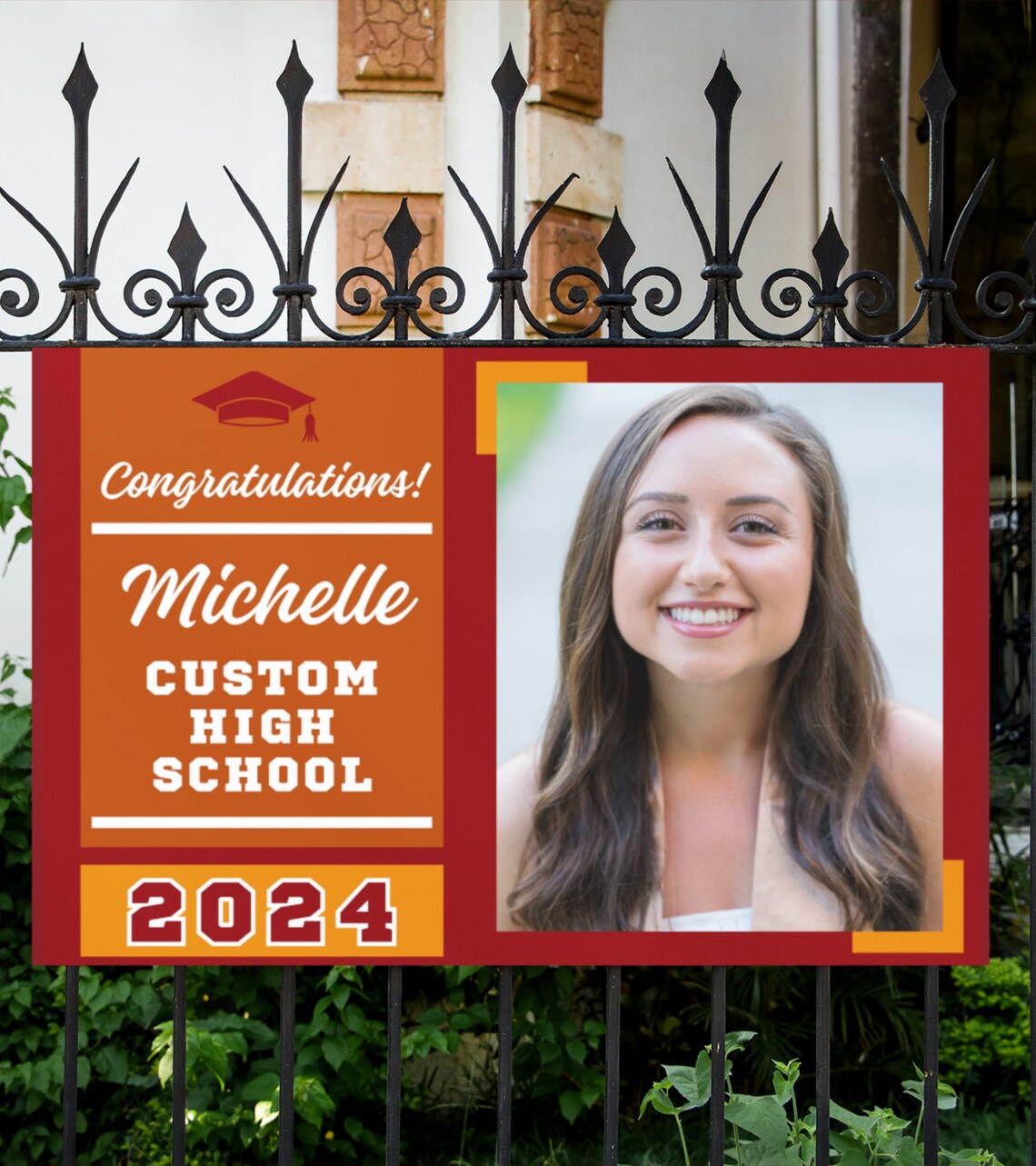 Graduation Yard Sign Template: Photo Design (digital Download) - Etsy