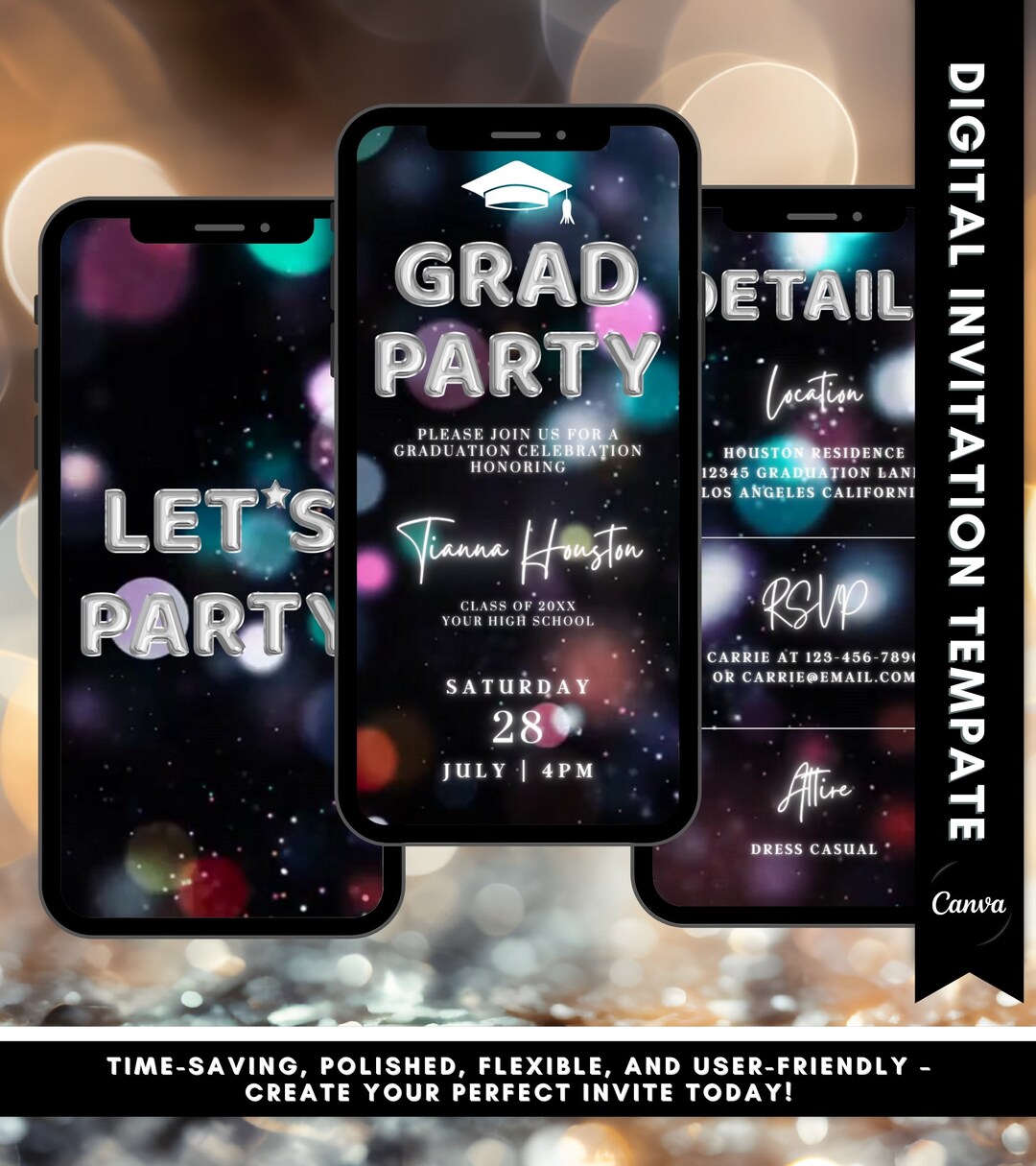 Downloadable Invitations Graduation Animated Graduation Invitation ...