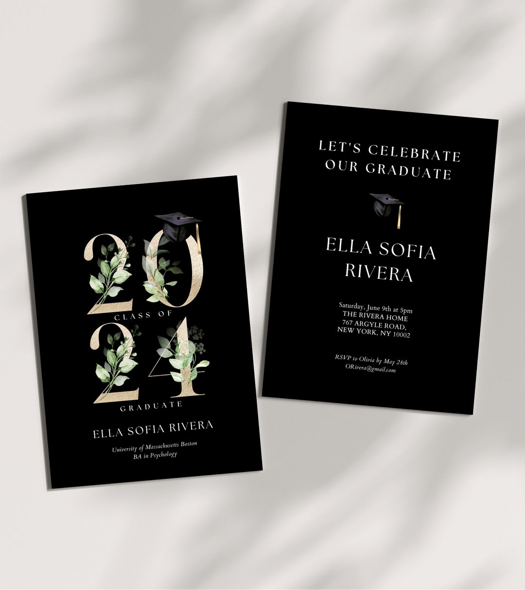 Graduation Party Invitation 2024 Template Graduation Invitation No ...