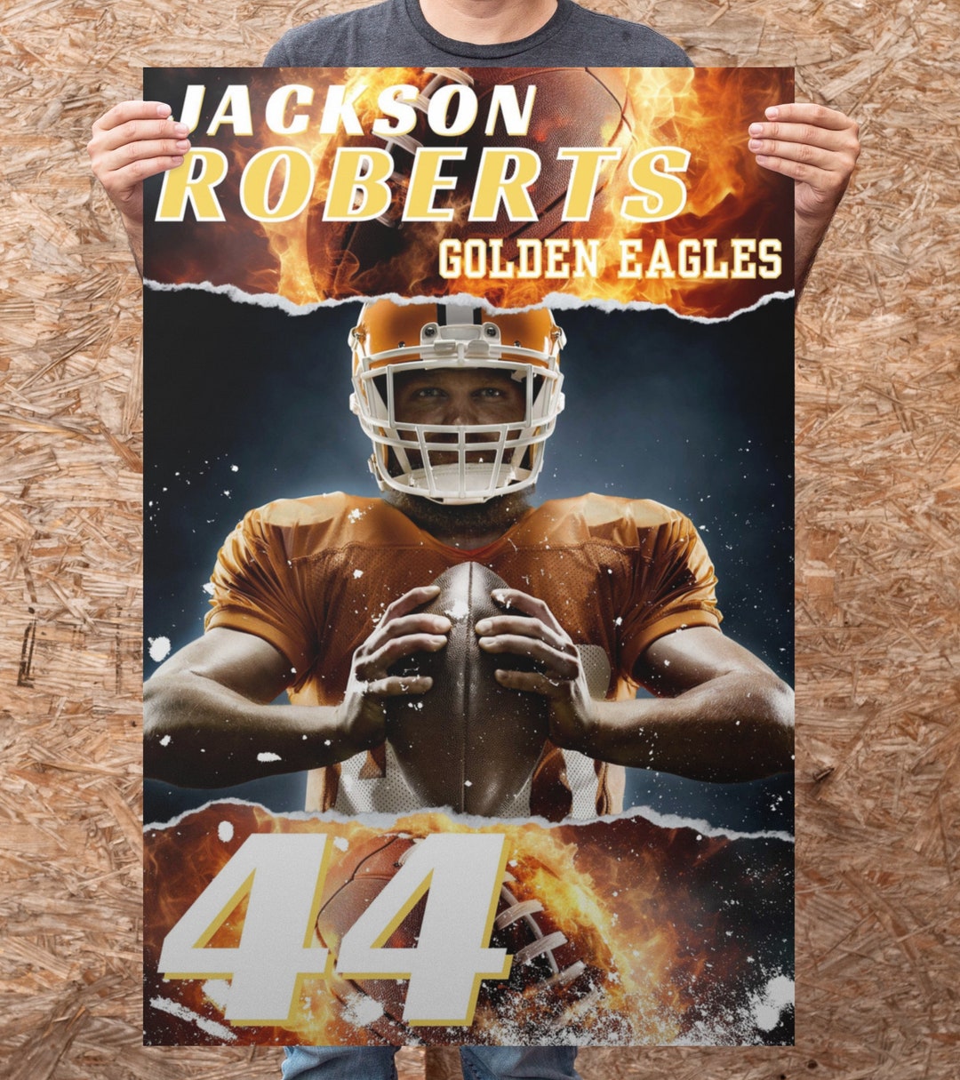 Senior Night Football Template Canva Football Sports Poster Template ...