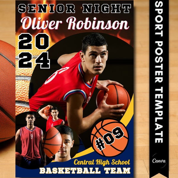 Basketball Senior Night Poster - Etsy