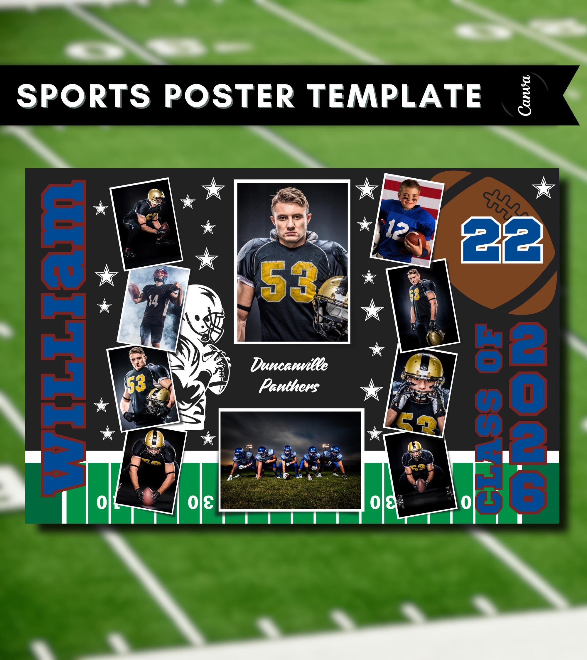 Football Poster Ideas For Players