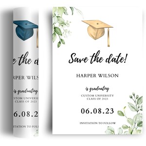 Save the Date Graduation Party Invite for Graduation Party Invitation ...